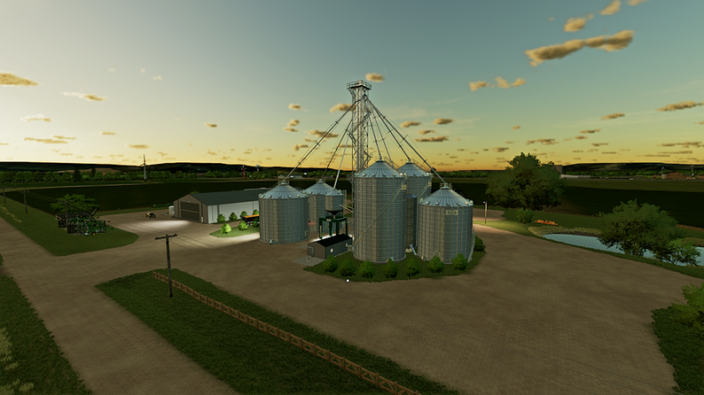 Sukup Bin Site with State Controller by River Bottom Custom Farming