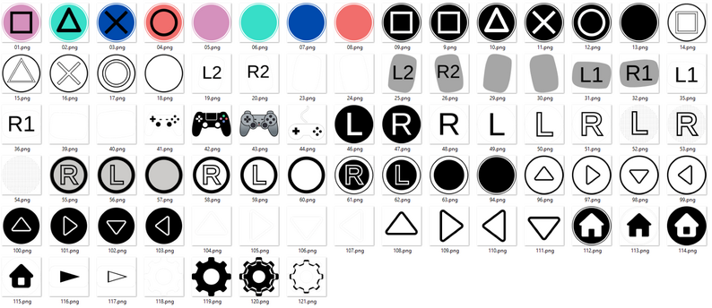 Free Ultimate Game Controller UI Button Asset Pack (PS, XBox, Switch ...