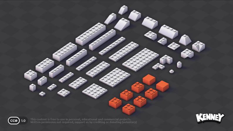 Brick Kit by Kenney (Assets)