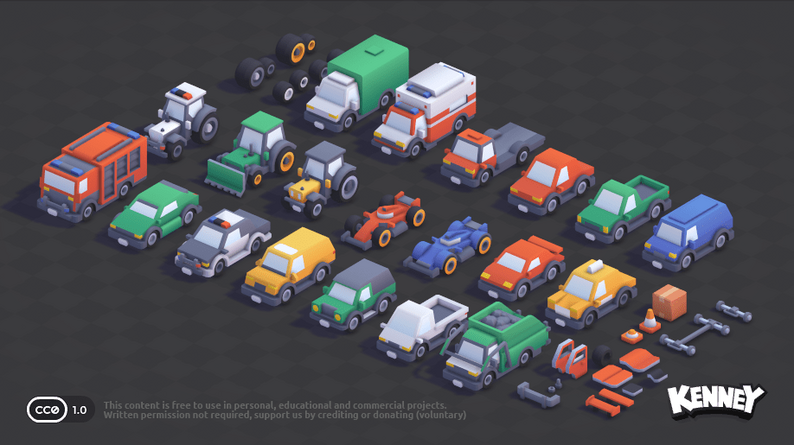Car Kit by Kenney (Assets)