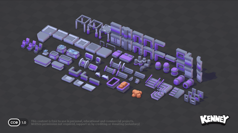 Space Station Kit by Kenney (Assets)