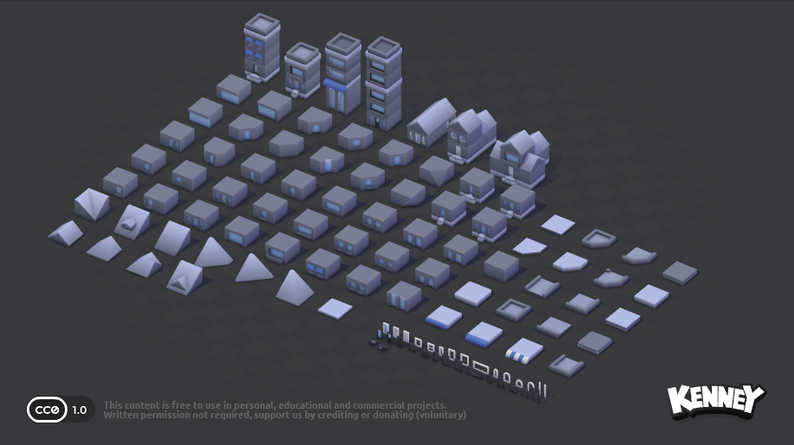 Modular Buildings by Kenney (Assets)
