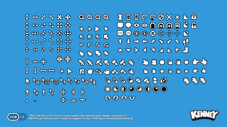 Cursor Pack by Kenney (Assets)