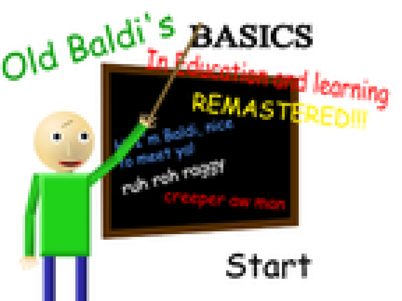 Old Baldi's Basics 2D! by gooniegamer