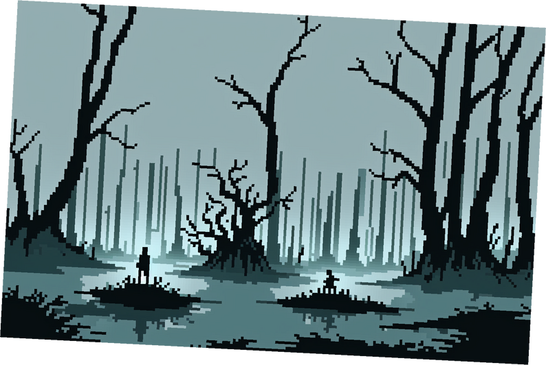 8 beautiful Haunted Swamp Backgrounds Assets - Pixelart / Pixel Art ...