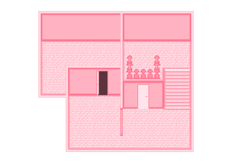 Pink interior tileset / tilemap by Nebula764