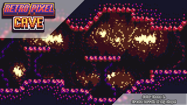 Retro Pixel Cave by unTied Games