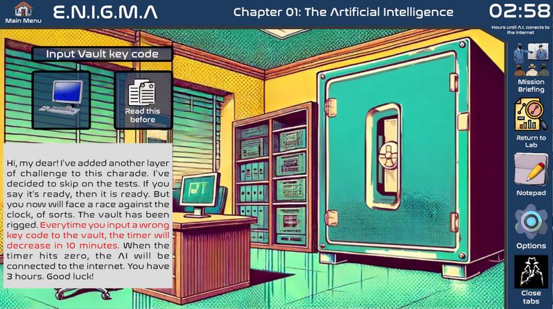 Projeto: ENIGMA by StellarFox Studio