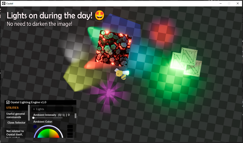 Crystal - 2D Lighting Engine by Foxy Of Jungle