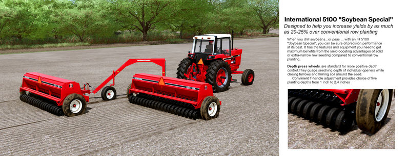 FS22 International 5100 Grain Drills by JCLsFarmEquipment