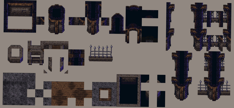 Crafted Odyssey - Castle Tileset by KyllayF