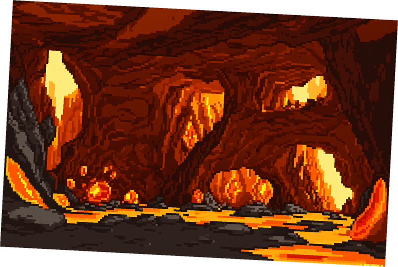 5 beautiful Bright Cave Backgrounds Assets - Pixelart / Pixel Art ...