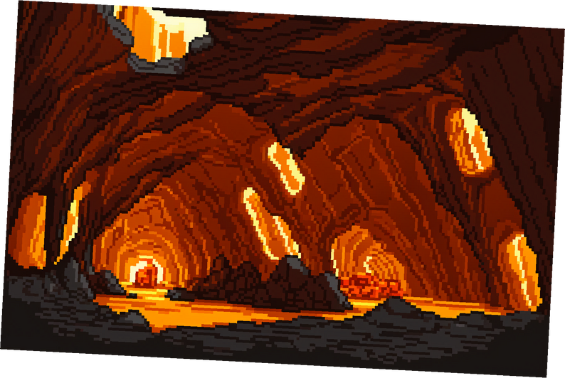 5 beautiful Bright Cave Backgrounds Assets - Pixelart / Pixel Art ...