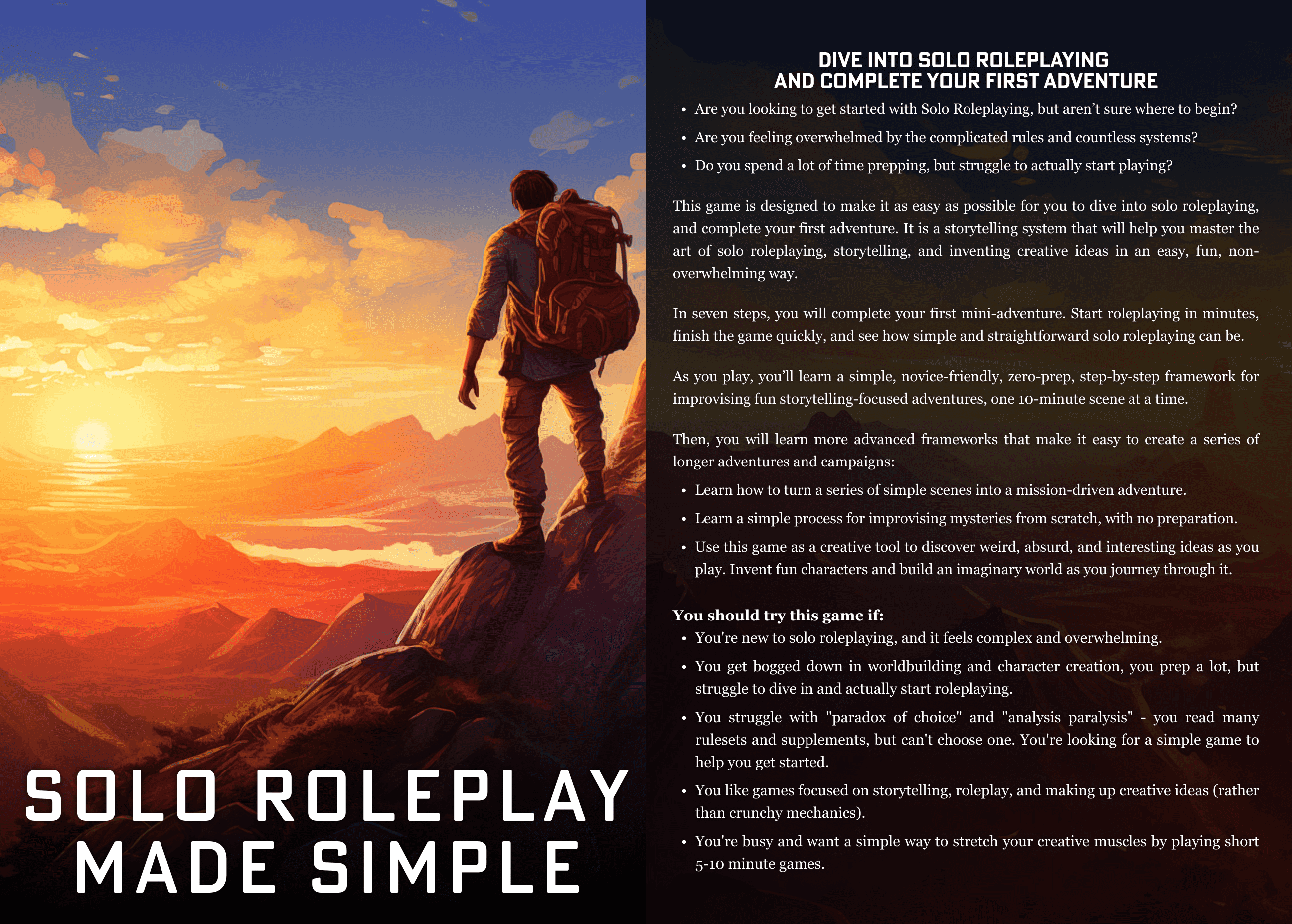 Solo Roleplay Made Simple By Lumenwrites Solo Roleplay Made Simple By Lumenwrites