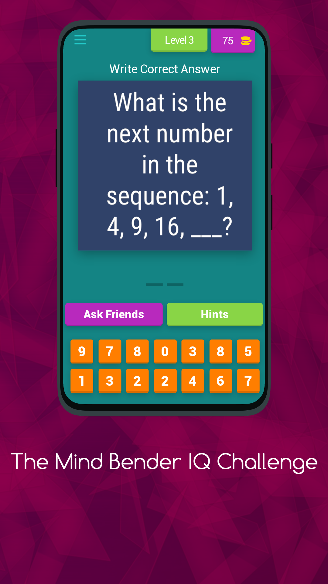 The Mind Bender IQ Challenge by samana developer for 2D Game Jam - 2024 ...