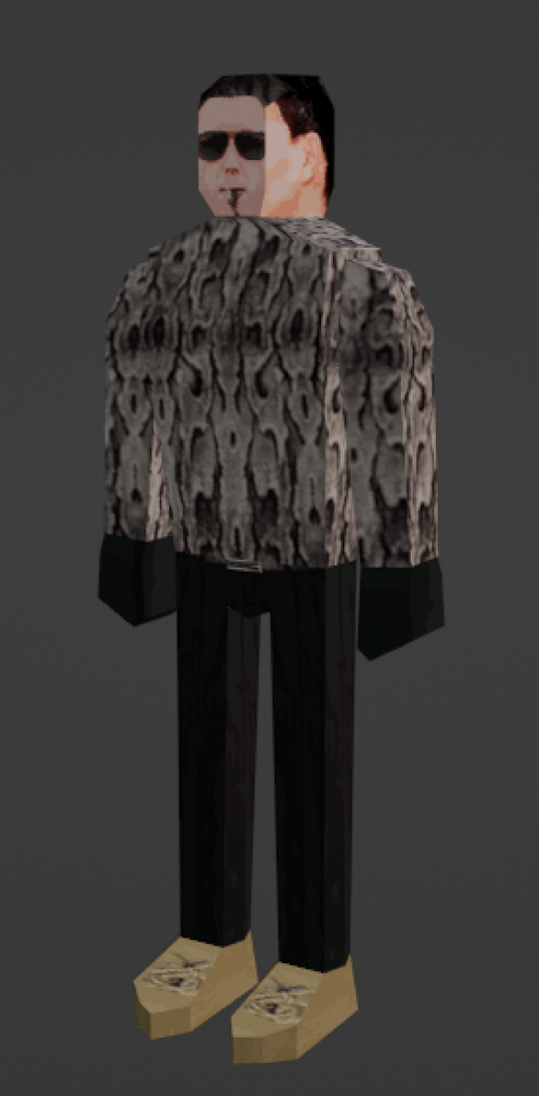 Johnny Boom - Low Poly Human Model by EV3