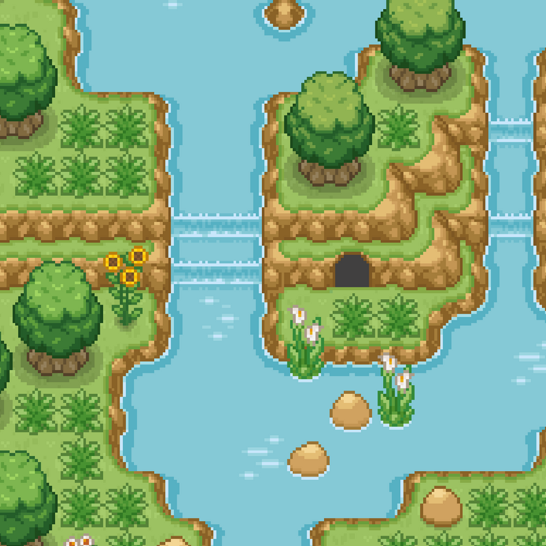 RPG Asset: Biome Tileset Pack B - Grassland, Savannah, and Scrubland by ...