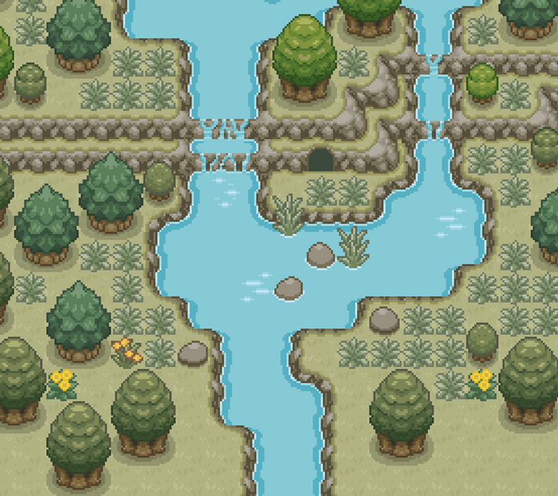 RPG Asset: Biome Tileset Pack B - Grassland, Savannah, and Scrubland by ...