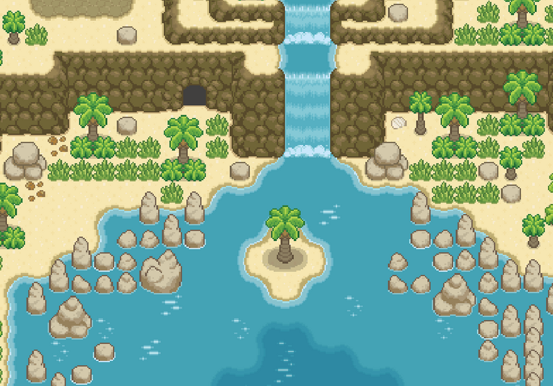 RPG Asset: Biome Tileset Pack C - Tropical Rainforest, Wetland, and ...