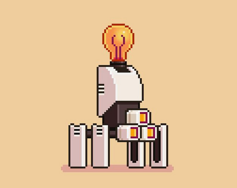 Pixel Robot Creator by RainWinther