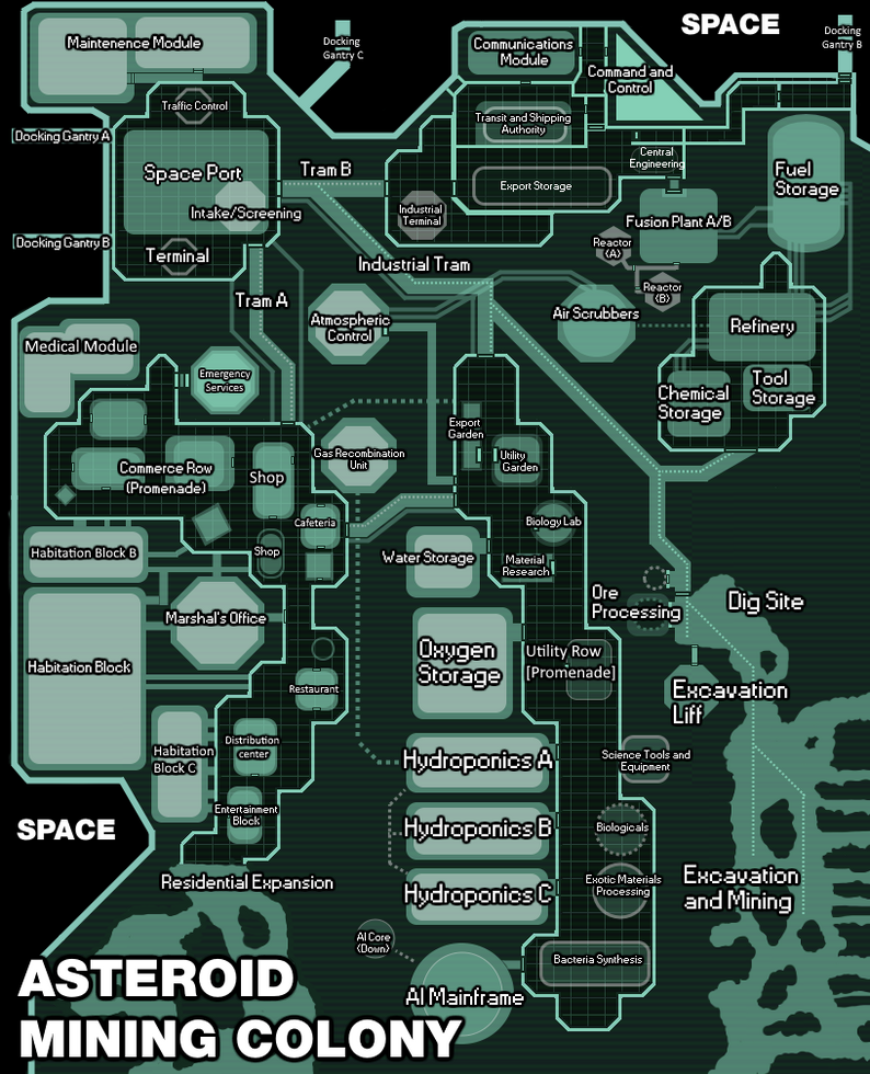 Alien RPG Map Pack by Austere Patio Games
