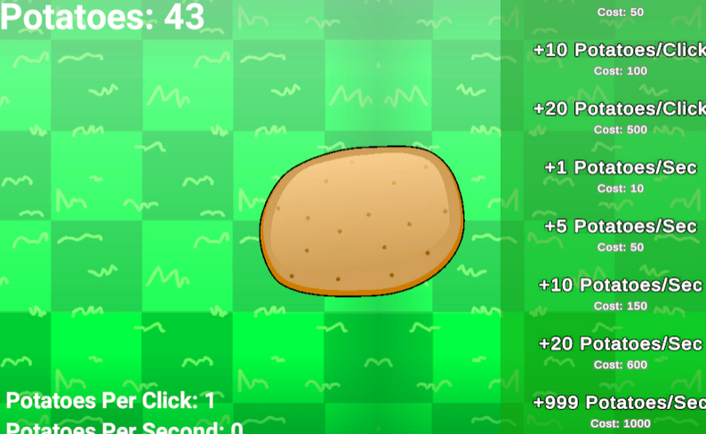 Potato Clicker! by GingerStuff