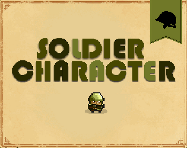2D Pixel Art Soldier Character Animations by Pixxilandartstudio