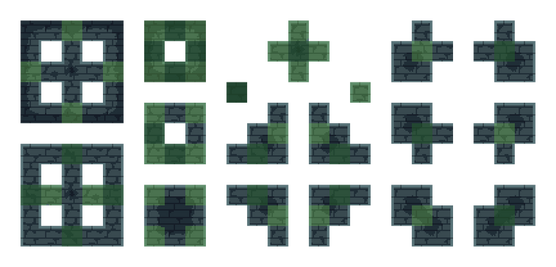 2D Brick Tileset with Rule Tile by Marcuss_P
