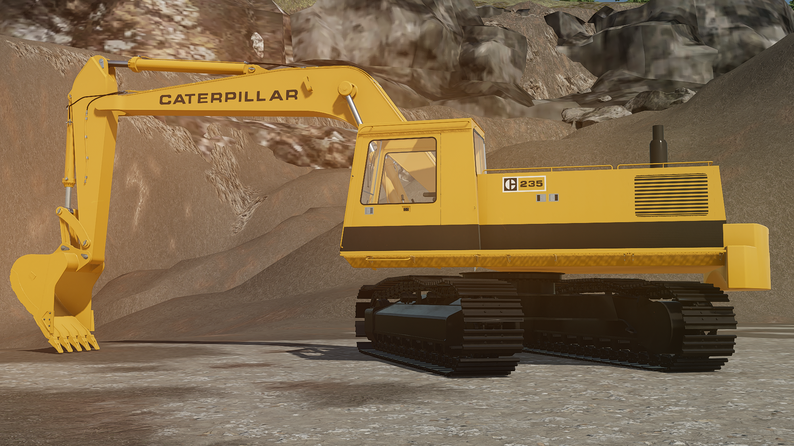 Caterpillar 200 Series Excavator Pack by Mountain Creek Modding