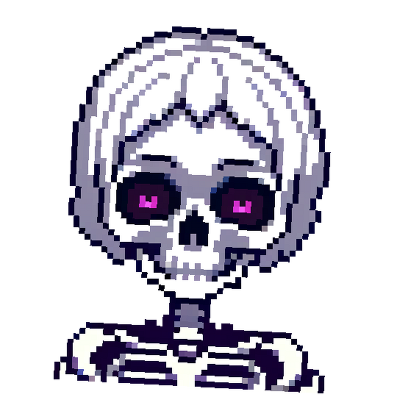 Halloween Skeletons Portrait Pack Asset - Pixelart / Pixel Art sprite ...