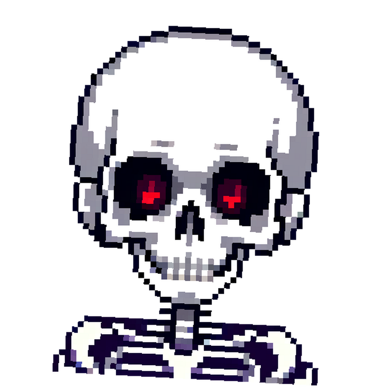 Halloween Skeletons Portrait Pack Asset - Pixelart / Pixel Art sprite ...