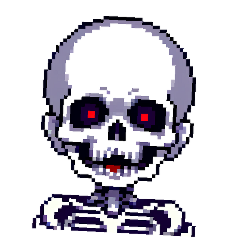 Halloween Skeletons Portrait Pack Asset - Pixelart / Pixel Art sprite ...
