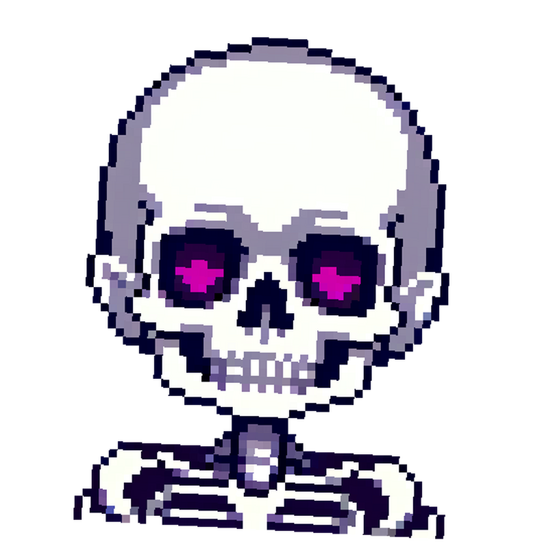 Halloween Skeletons Portrait Pack Asset - Pixelart / Pixel Art sprite ...