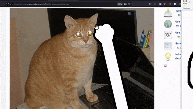 Desktop Cat Cursor by samperson