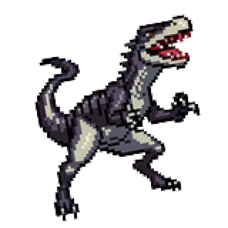 25 Dinosaurs --- Pixel Art Dinosaur Pack by PixiePirat