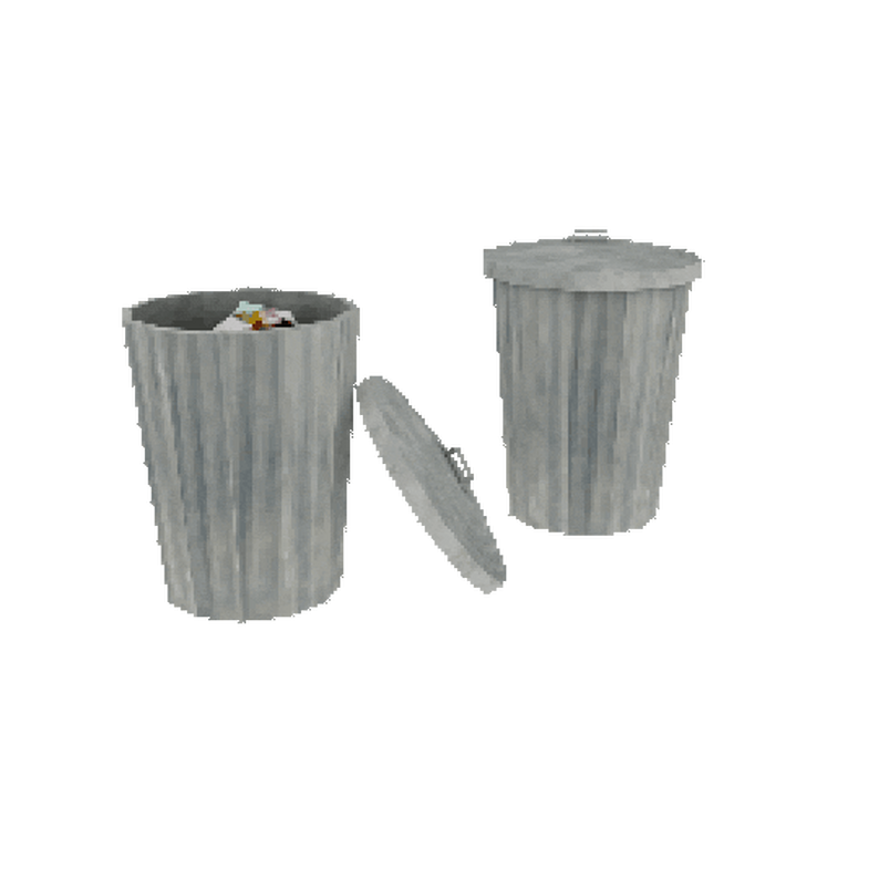 PSX Style Garbage Can by pomarf