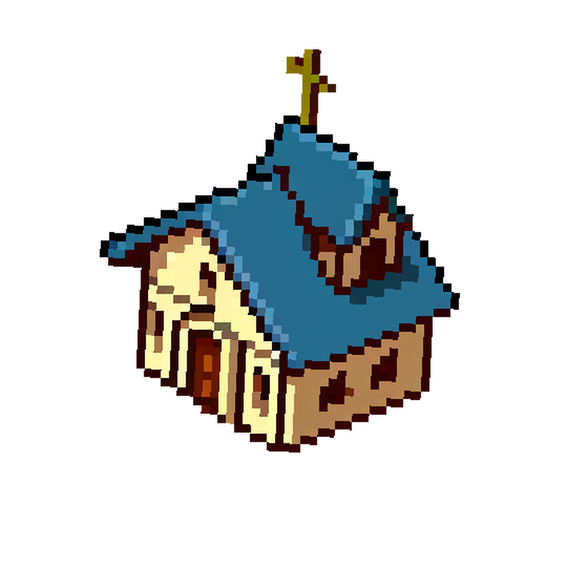 30+ Isometric Houses Church Castle - Pixelart / Pixel Art sprite Castle ...