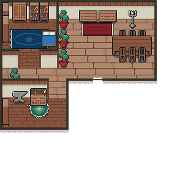 Fantasy Environment - 16x16 Pixel Art Series by TriskelA