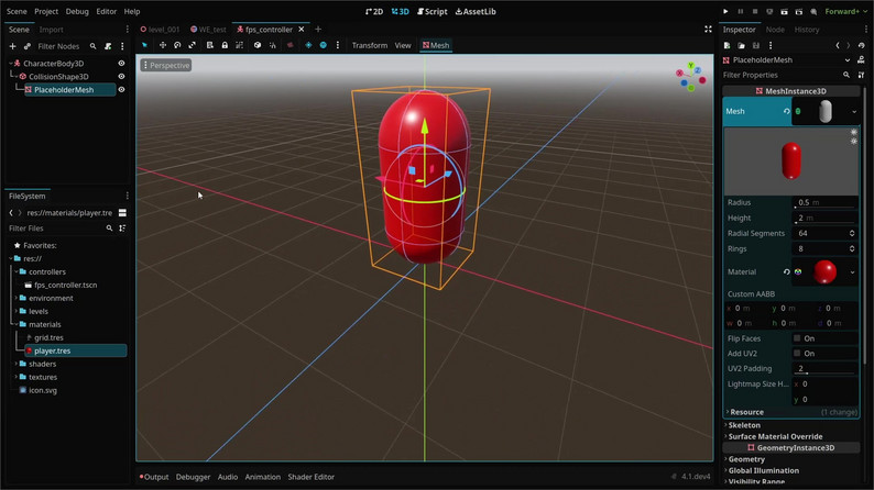 Basic FPS Controller by StayAtHomeDev