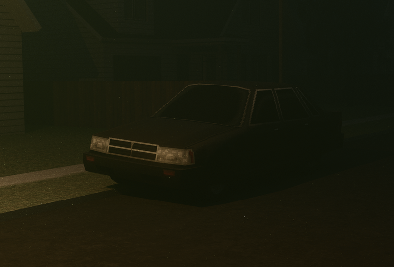 Suspicious Car - PSX Style Car by MoiDev