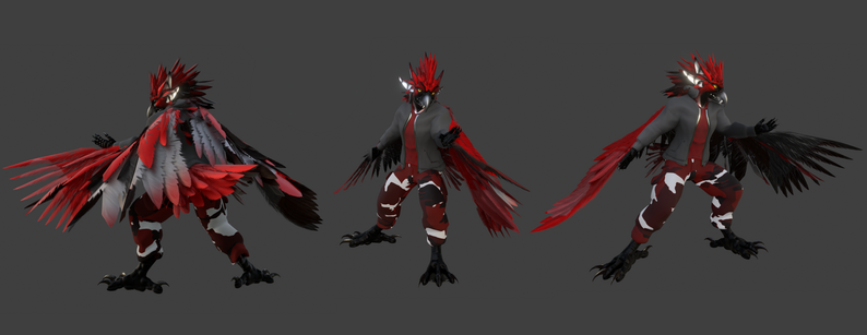 ZealotDKD Avian vrchat blender by ZealotDKD