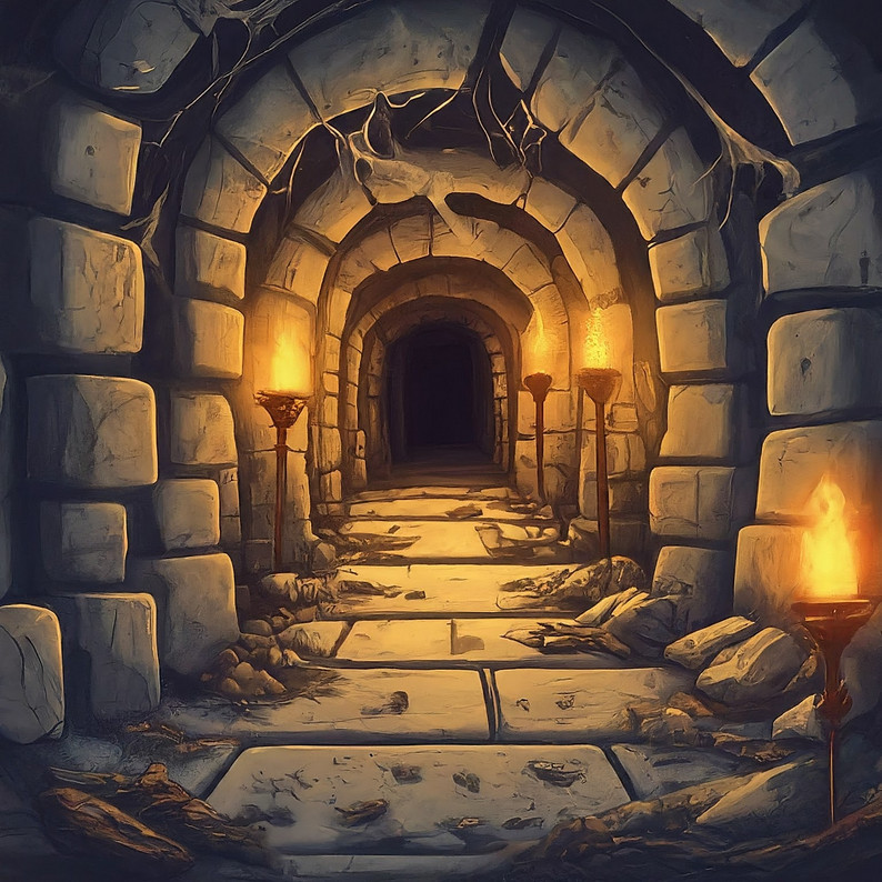 Free CC0 Dungeon Backgrounds Pack by The Outlander