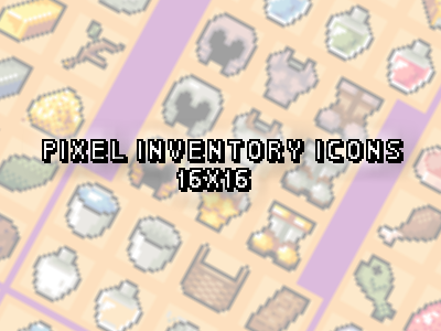 Pixel Inventory Icon pack by The Danicon Show