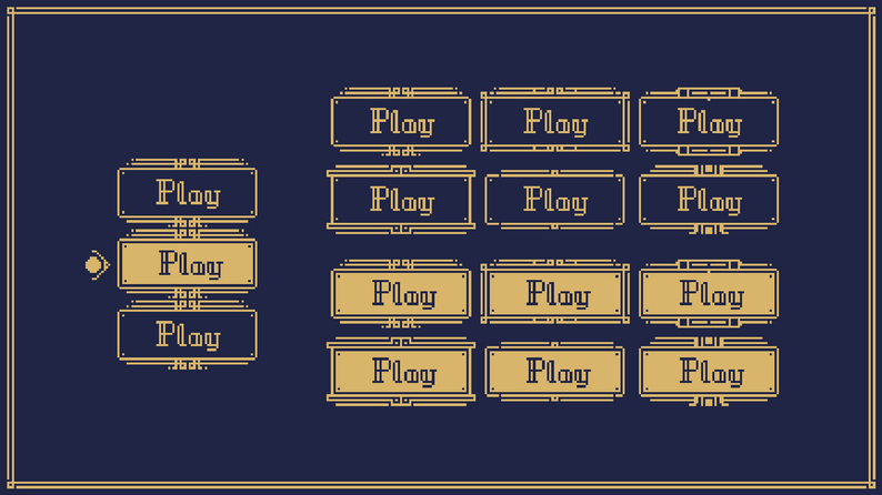 Ultimate Art Deco UI set by Finnmercury