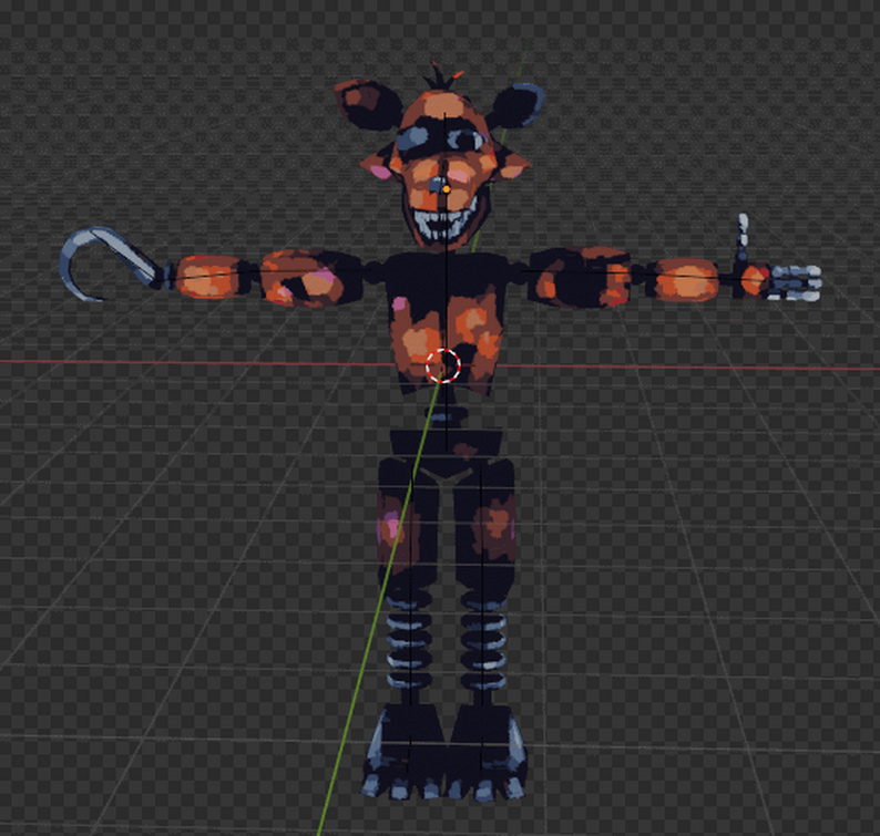Low-Poly Retro PSX FNAF Models by Puck