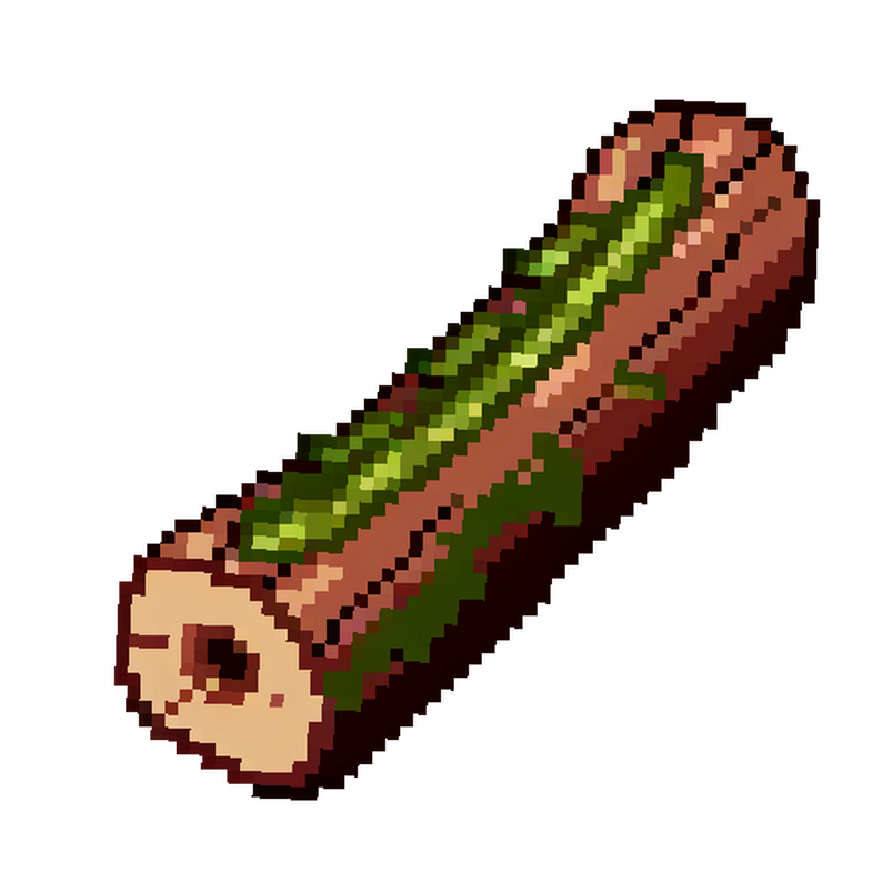 16+ Wooden Log Pack - Pixelart / Pixel Art sprite Forest RPG Fantasy ...