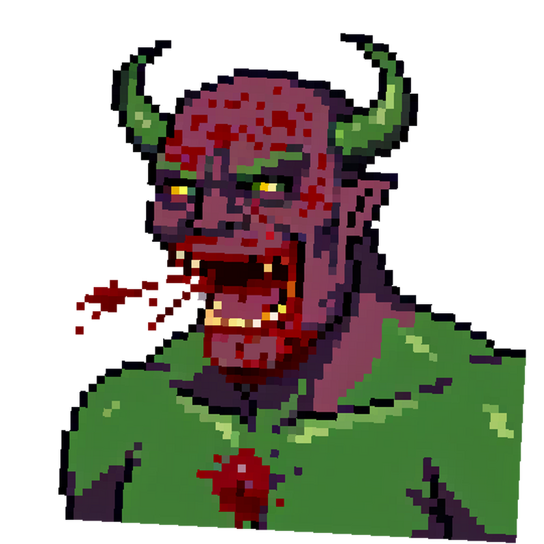 Orcs Portrait Pack Asset - Pixelart / Pixel Art sprite Bust Trolls RPG ...