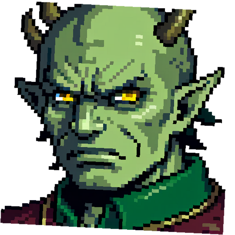Orcs Portrait Pack Asset - Pixelart / Pixel Art sprite Bust Trolls RPG ...