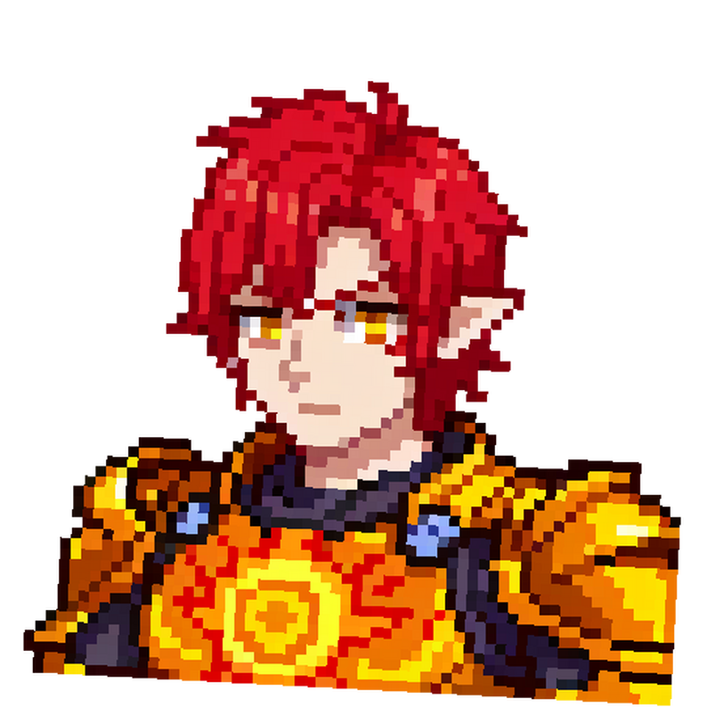 Elf Portrait Pack Asset - Pixelart / Pixel Art sprite Bust Men and ...