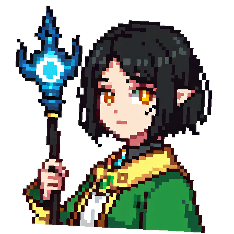 Elf Portrait Pack Asset - Pixelart / Pixel Art sprite Bust Men and ...
